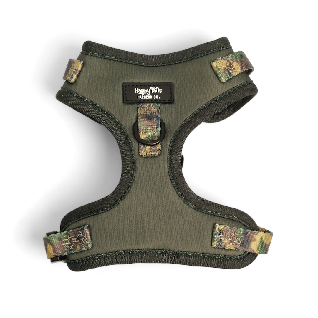 Camo Canine Dog Harness – Adjustable, Lightweight, & Durable | XXS–L ...
