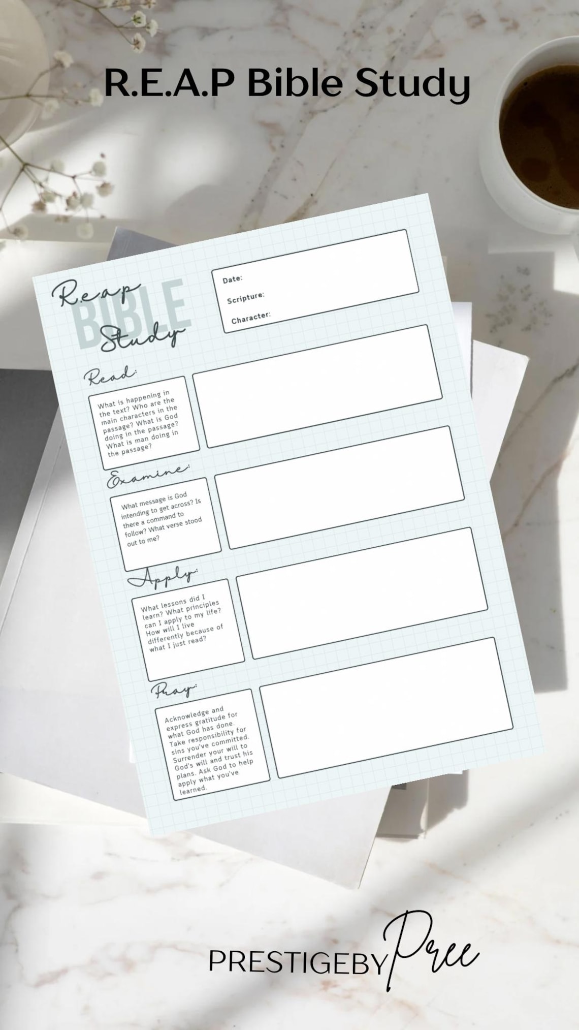 Bible Study, Bible Template, Reap Template, Reap Reflection, Bible ...