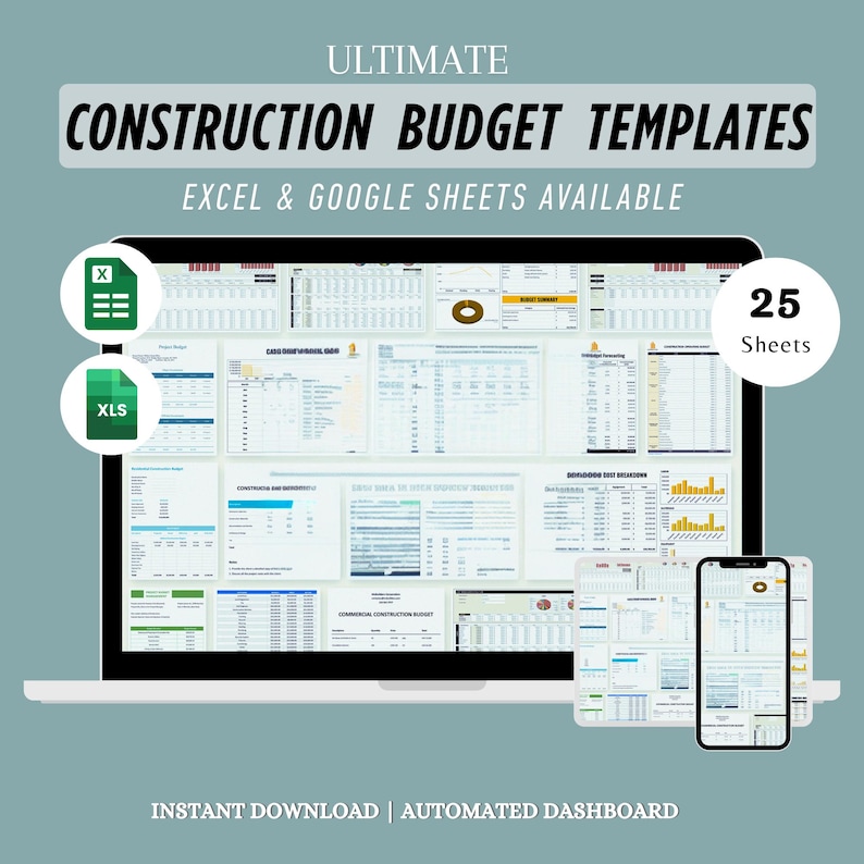 Construction Project Templates, Subcontractor Management Sheets ...