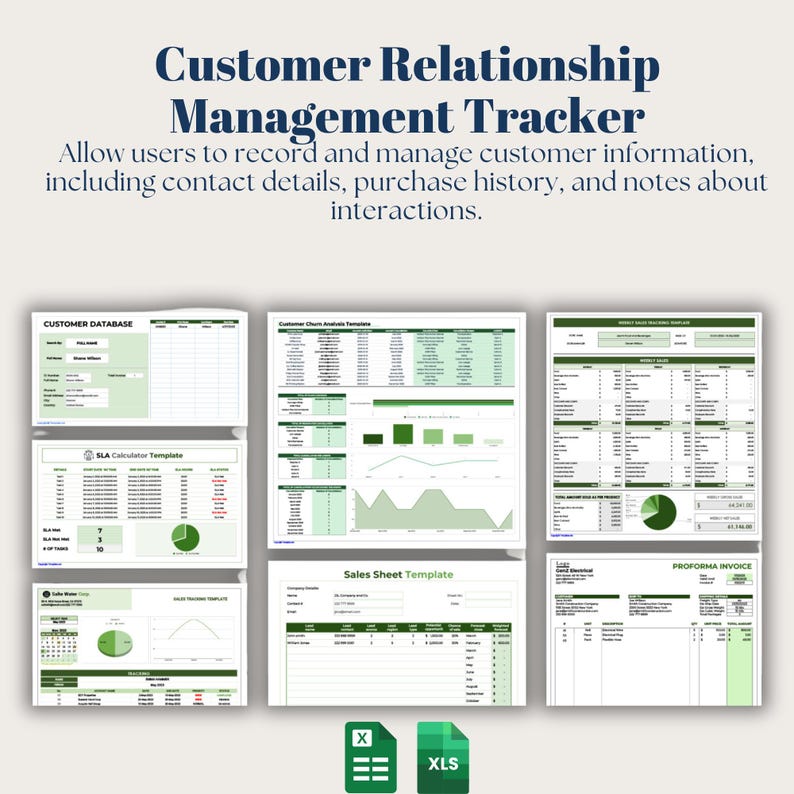 Sales Management Templates Excel & Google Sheets, Sales Funnel, Sales ...