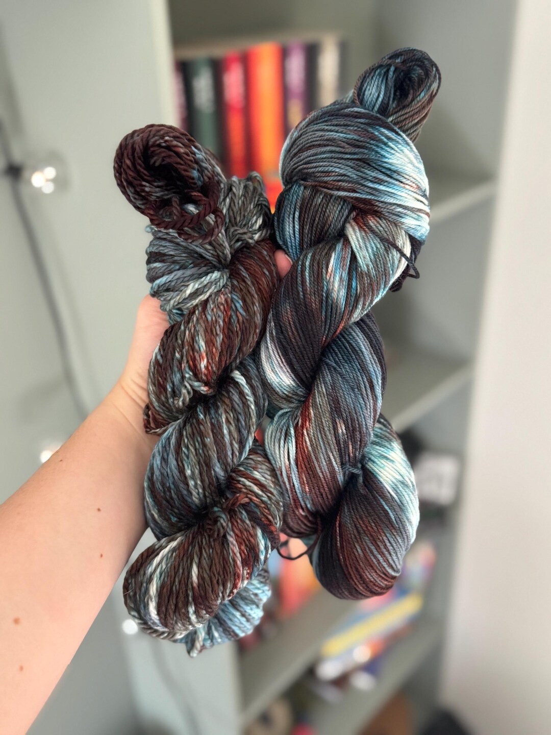 Nightwing - Hand Dyed Yarn/dk, Worsted, Bulky, Sport Weight - Etsy