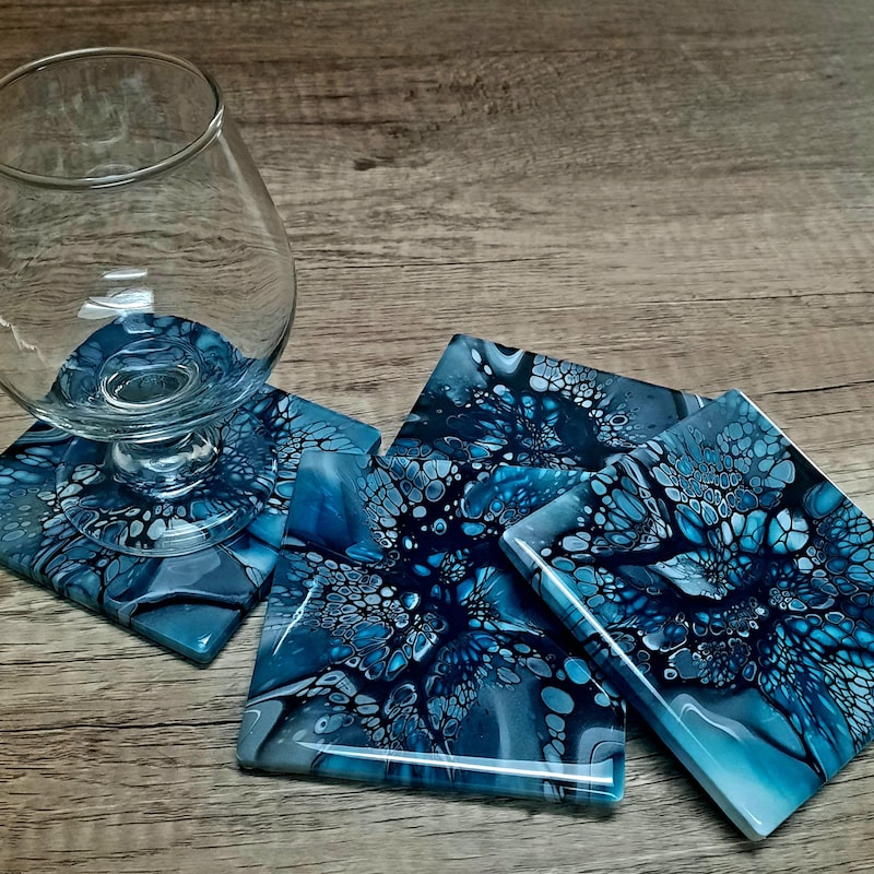 Pour Acrylic Coasters - Etsy UK