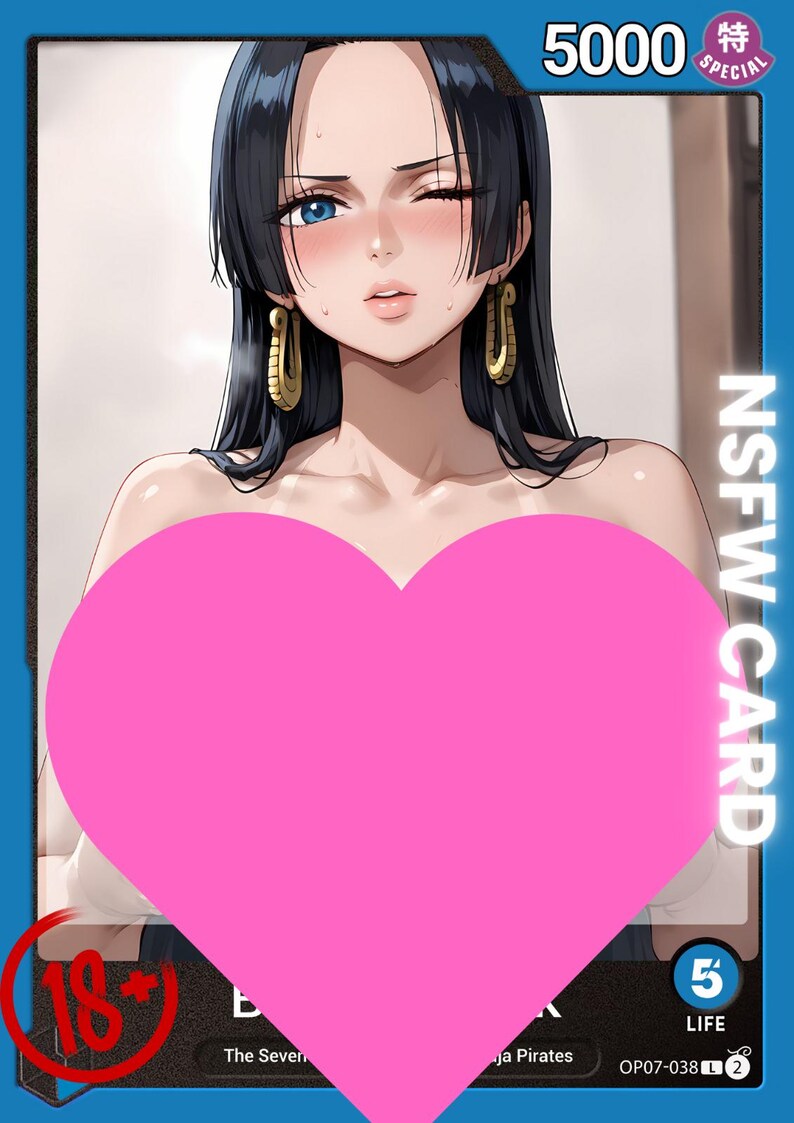 Boa Hancock, Leader OP07-038 Nsfw Foil Proxy Card - Etsy