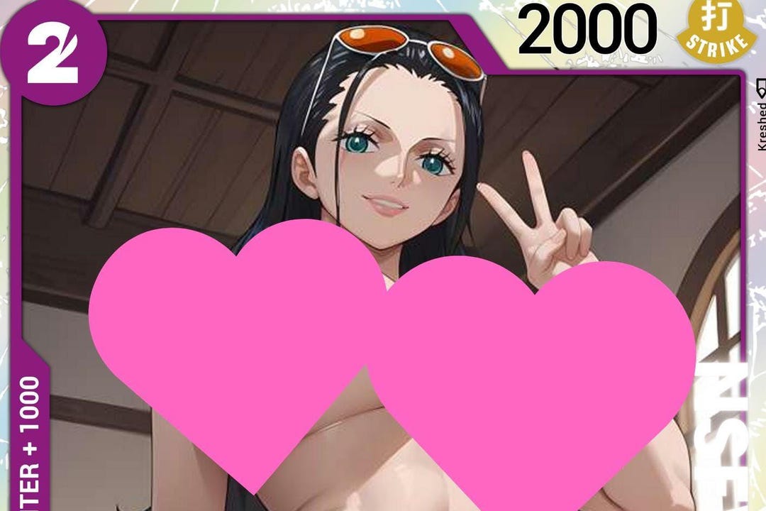 Nico Robin OP08-071 - Nsfw Foil Proxy Card - Etsy
