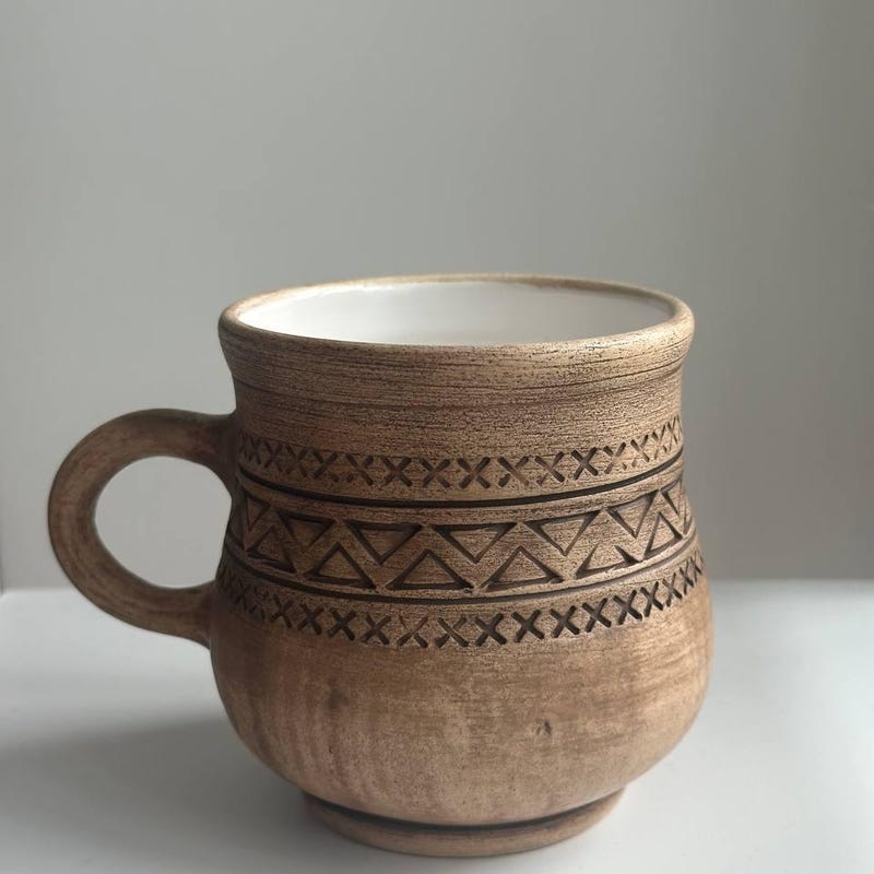 Hand Carved Mugs - Etsy