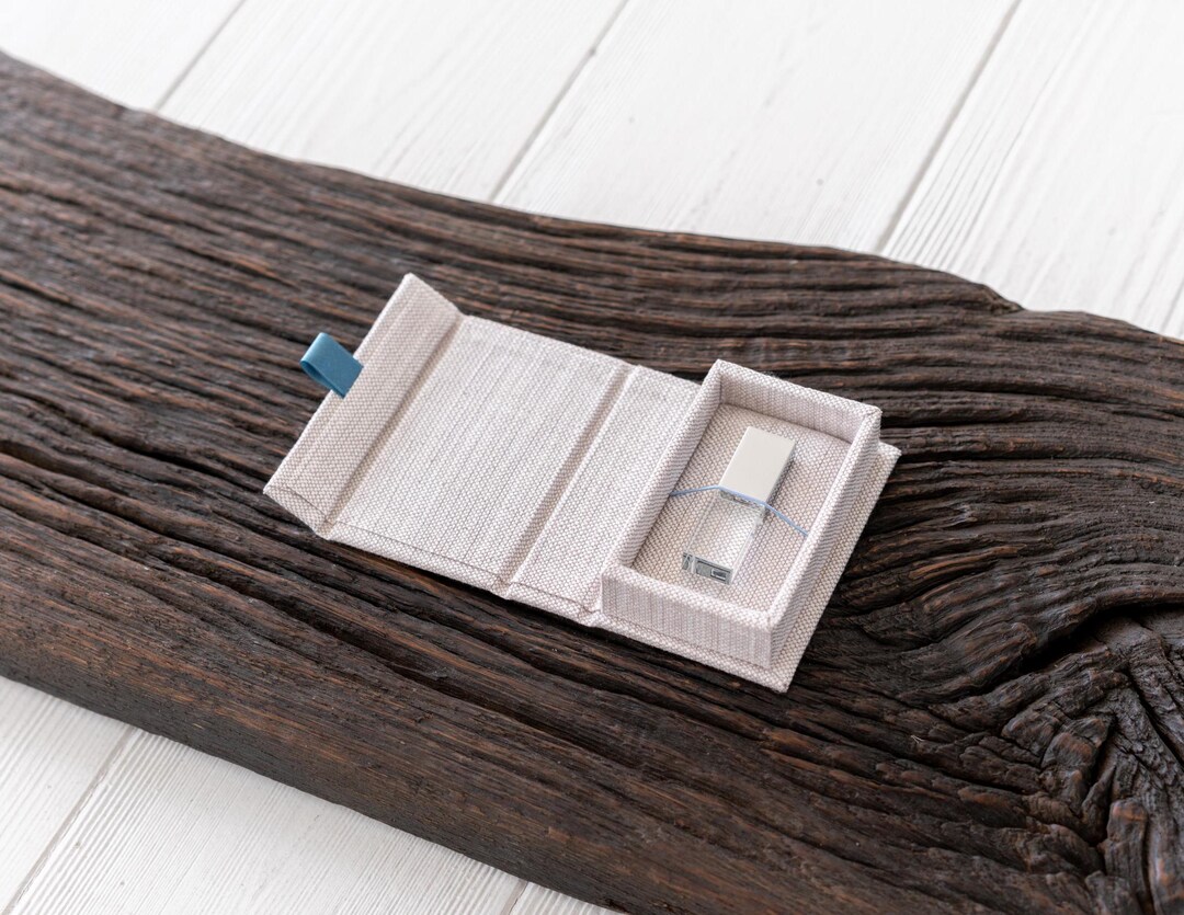 USB Box - USB - Wedding USB Box - Linen Photo Box - Wedding Photo ...
