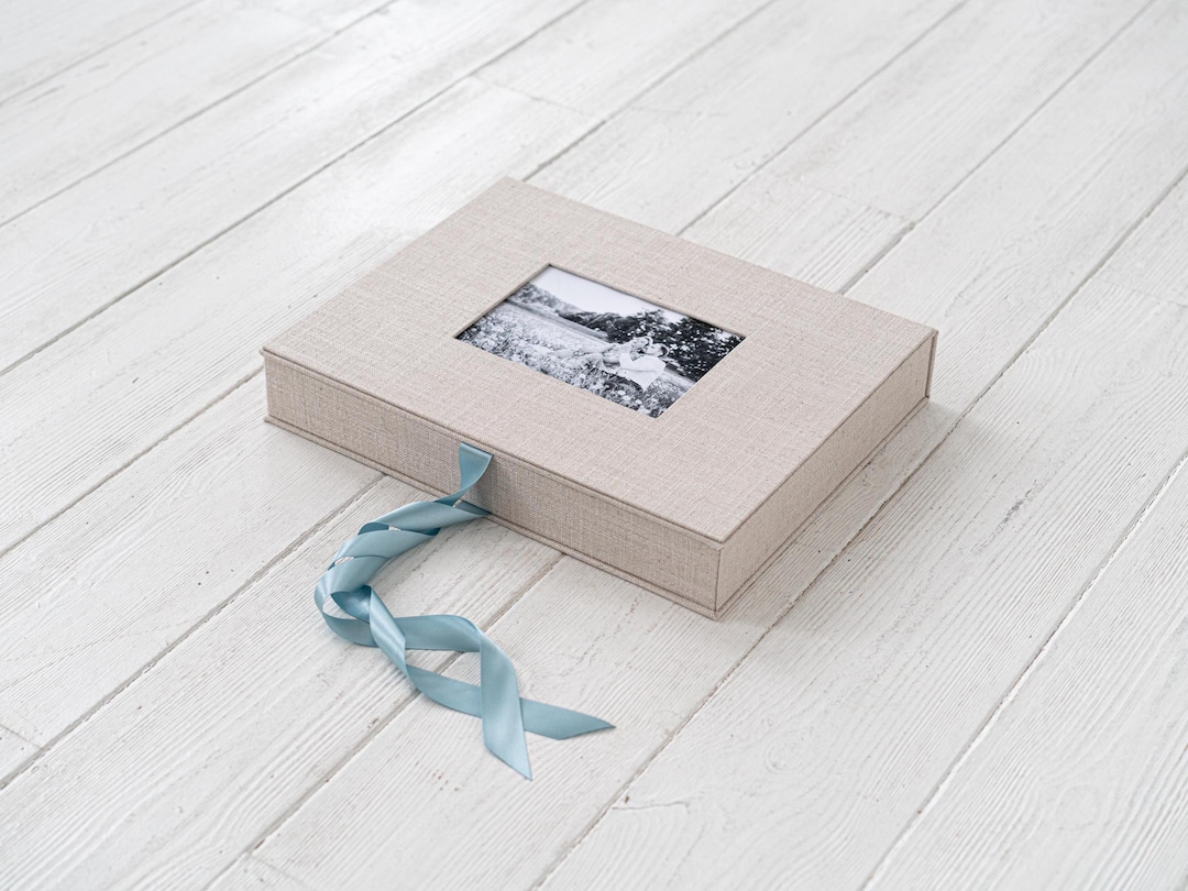 Wedding Memory Box, 11x14 Linen Photo Box, Presentation Box, Proof Box ...