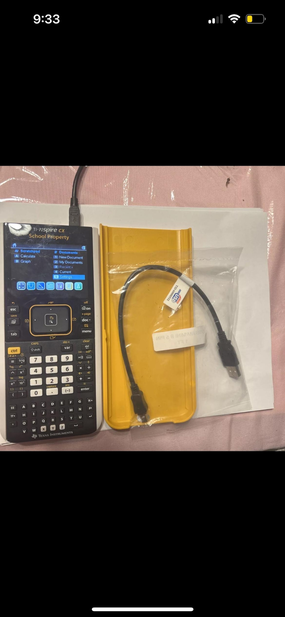 Texas Instruments TI Nspire CX Graphing Calculator With Case and Cover ...