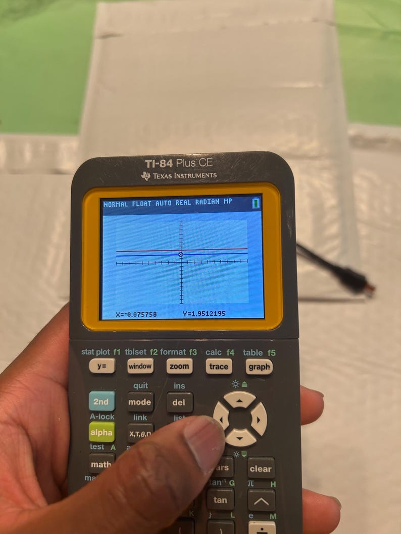 Texas Instruments TI 84 Plus CE Gray Graphing Calculator Tested W Case ...