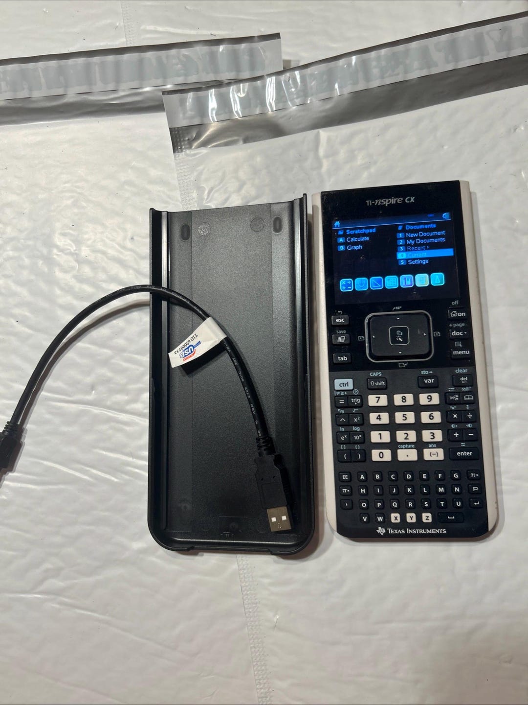Texas Instruments TI Nspire CX Graphing Calculator With Charger Cable ...