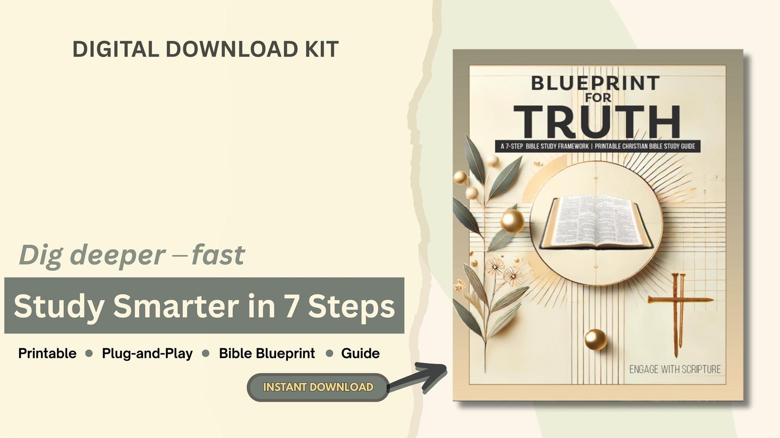 Discover the 7-step Bible Study Printable! A Christian Study Guide With ...