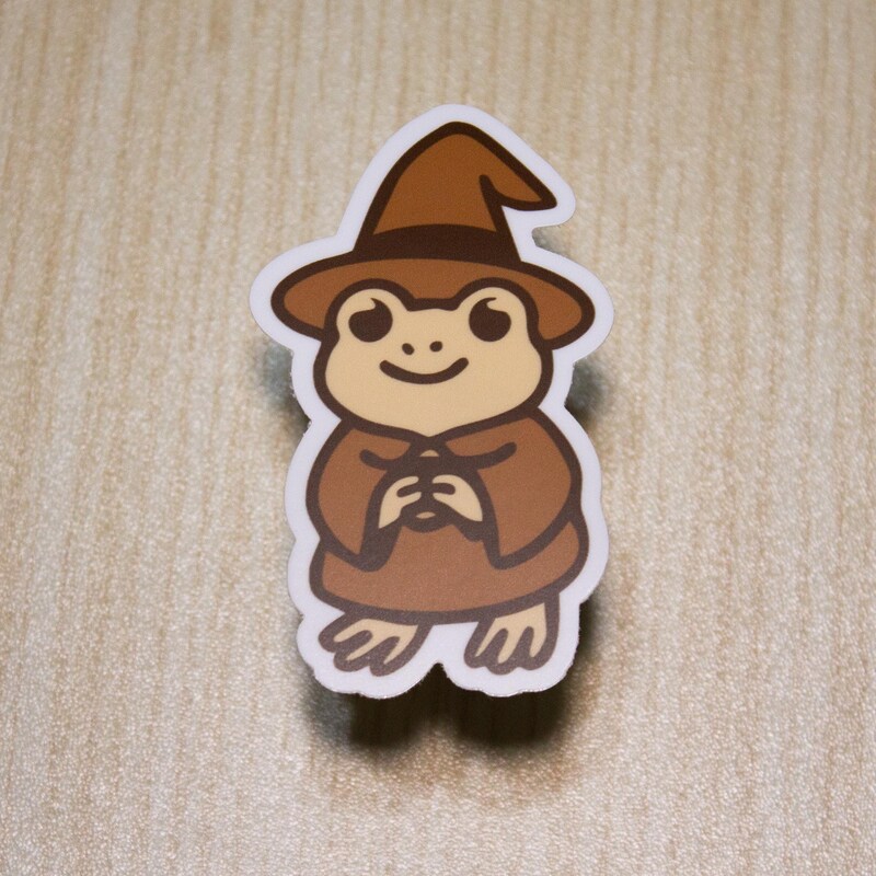 Frog Mage Stickers - Etsy