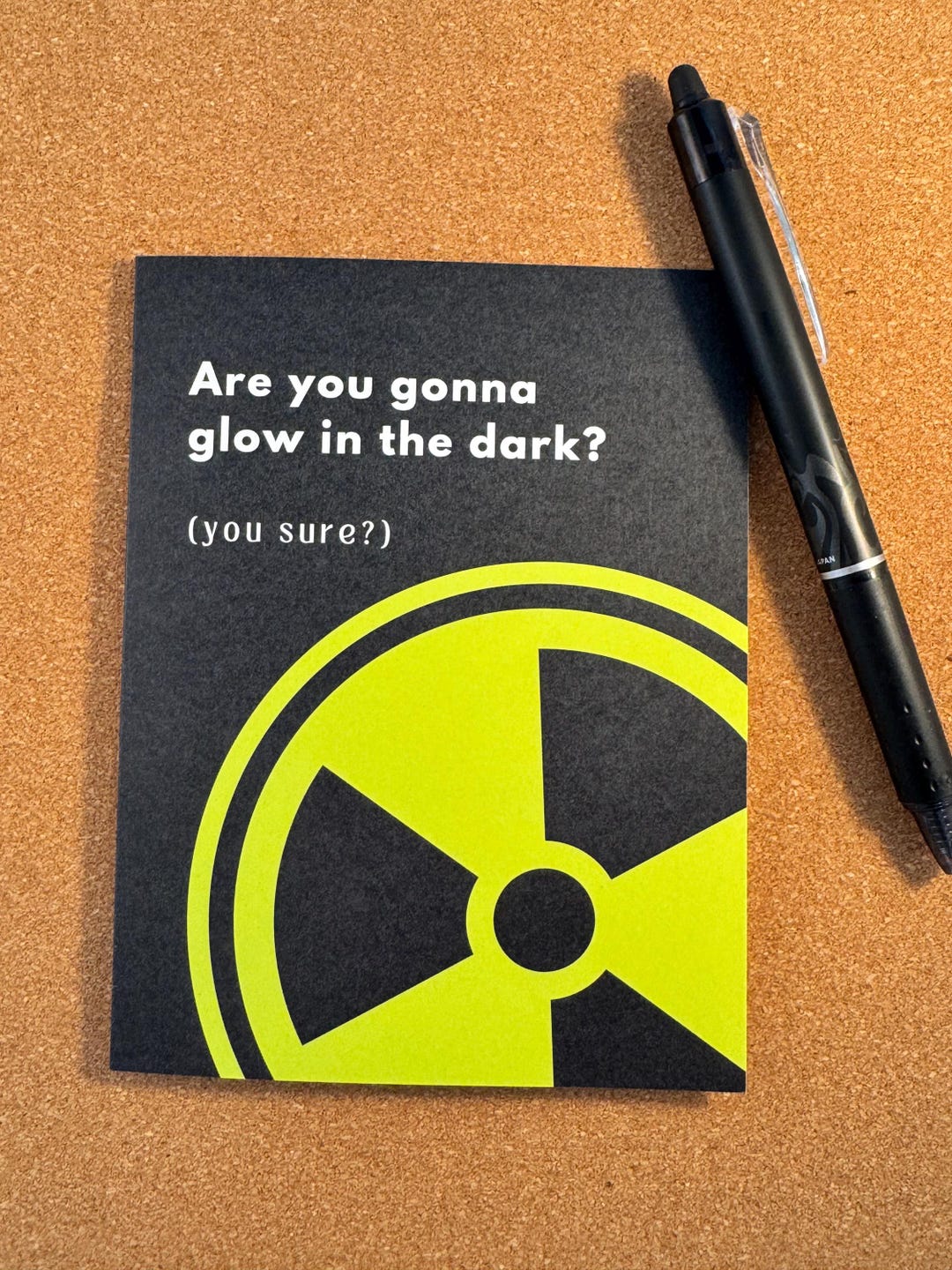 Funny Cancer Card, Funny Radiation Card, Cancer Support Card, Radiation ...