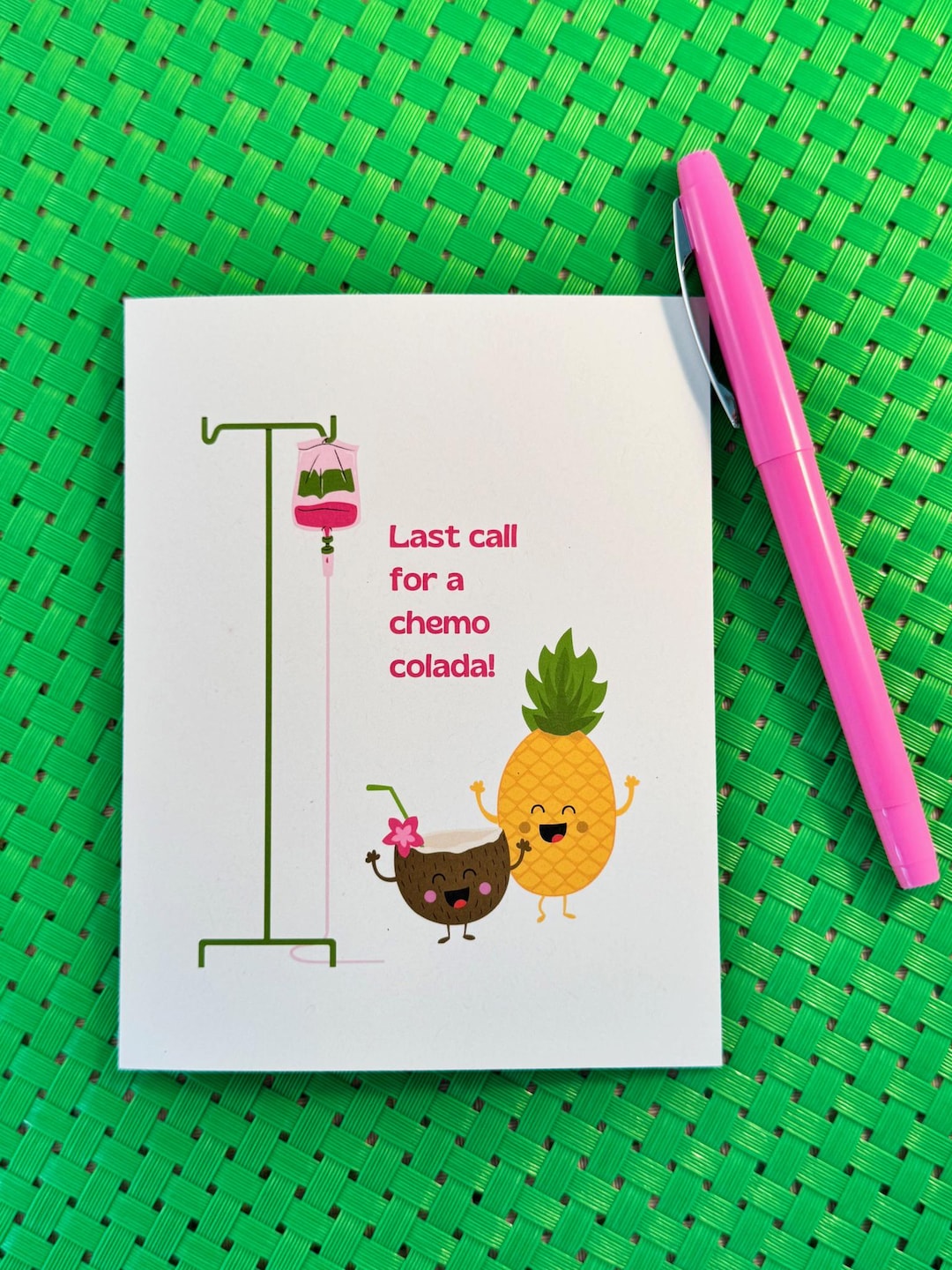 Chemotherapy Card, Chemo Encouragement, Cancer Support Card, Last Day ...