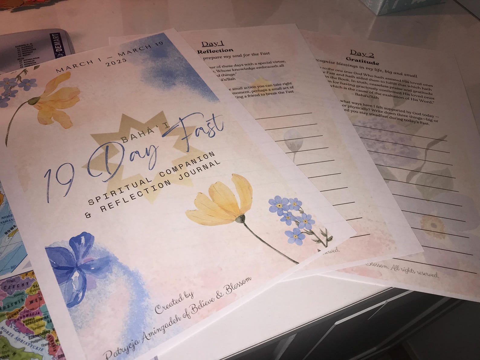 Digital Baha'i 19 Day Fast Reflection Journal and Spiritual Companion ...