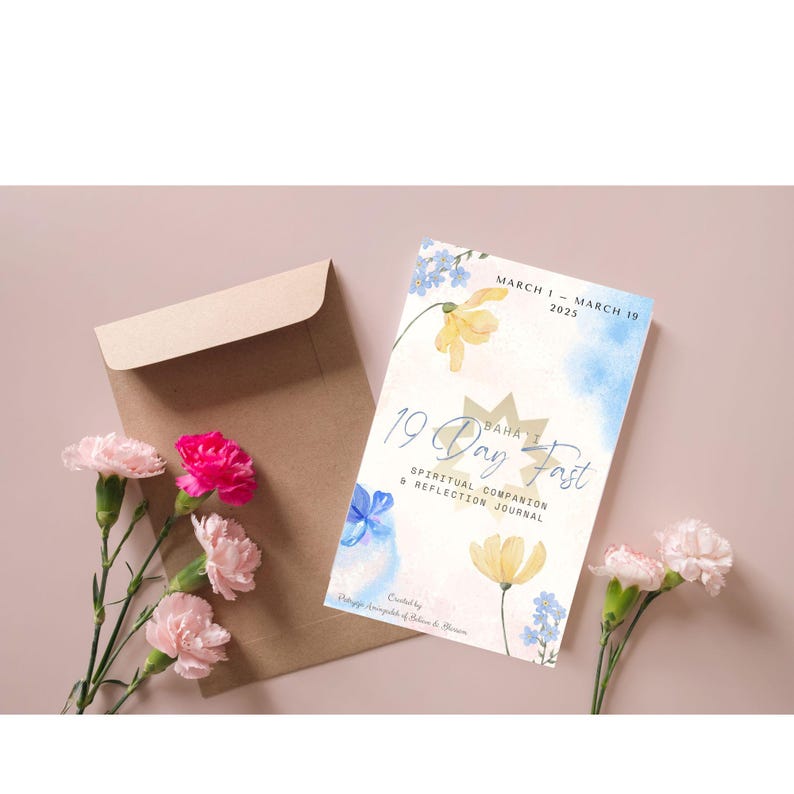 Digital Baha'i 19 Day Fast Reflection Journal and Spiritual Companion ...