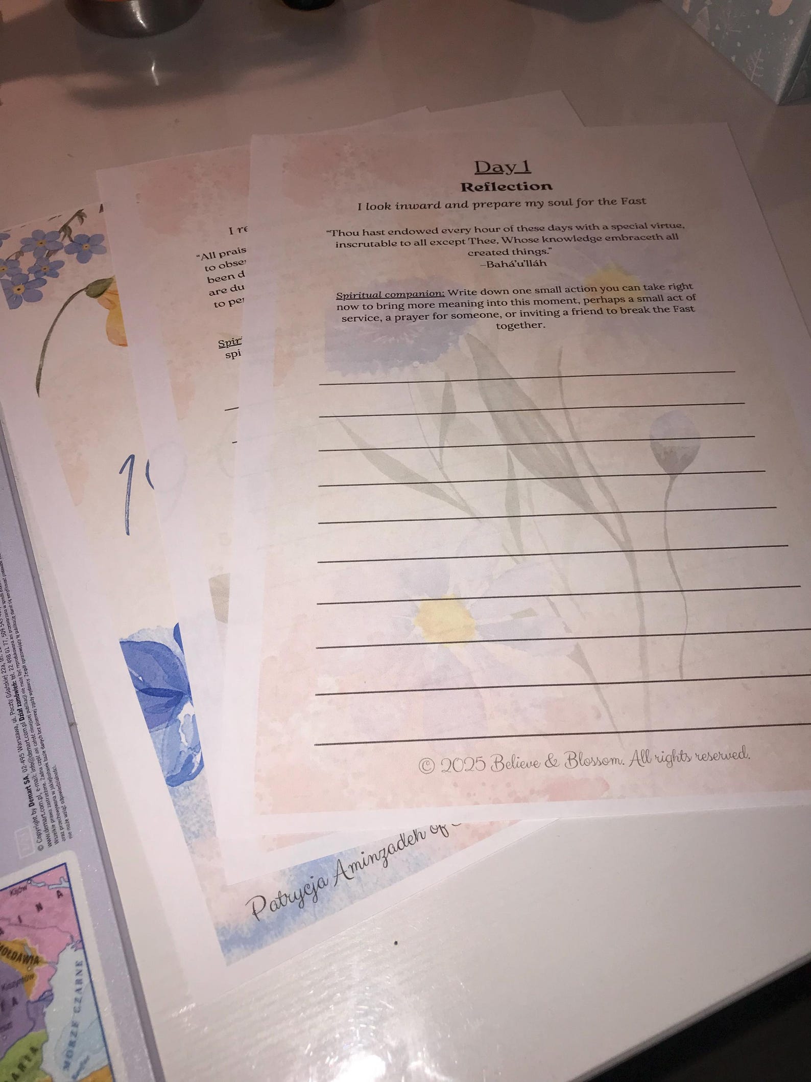 Digital Baha'i 19 Day Fast Reflection Journal and Spiritual Companion ...