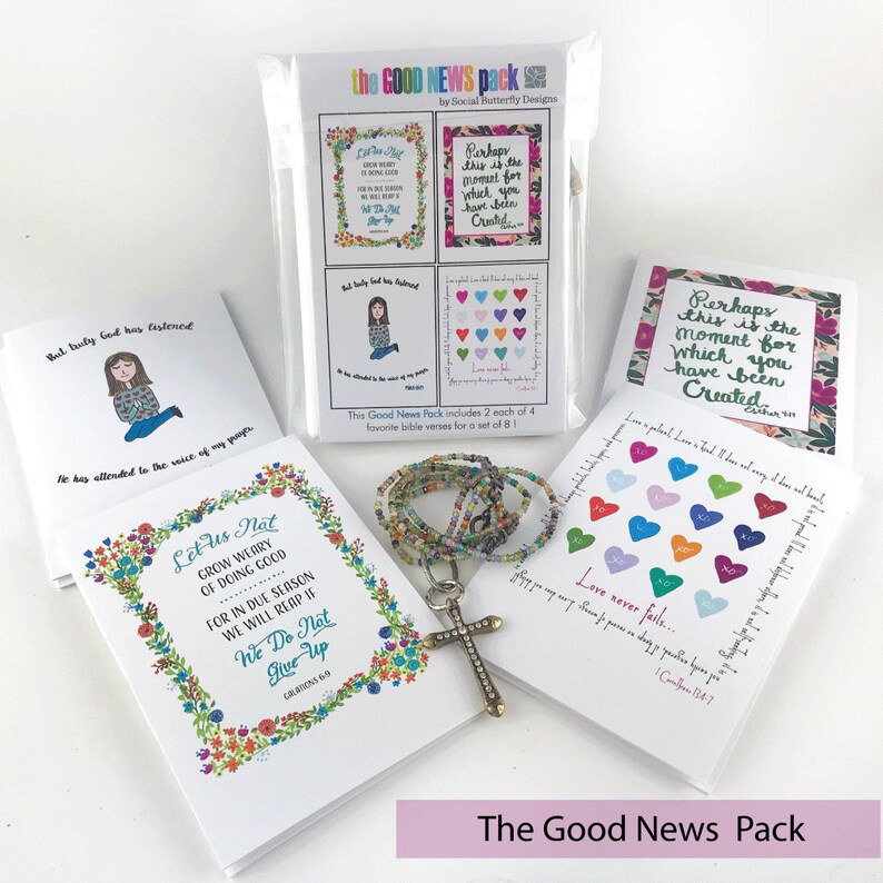 Bible Verse Note Cards. Scripture Note Cards. Christian Greeting Cards ...