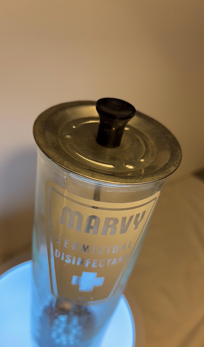 Mid Century Modern Marvy #3 Germicidal Disinfectant Comb and Scissor ...