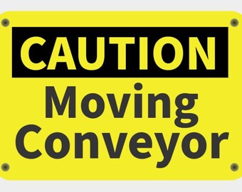Warning Caution Stairs Slip and Fall Safety Sign in Vibrant White and ...