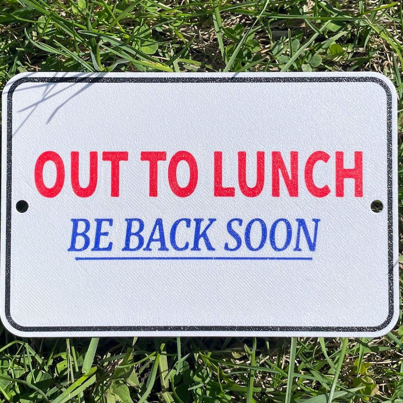 Be Back Soon Sign - Etsy
