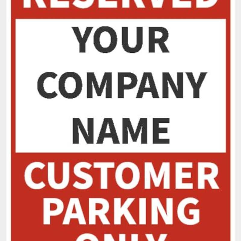 Customers Only Sign - Etsy