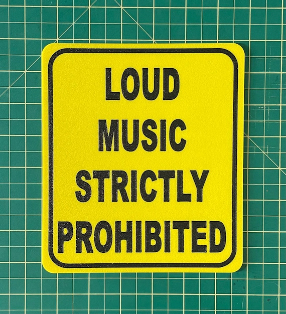 Loud Noise Area Sign