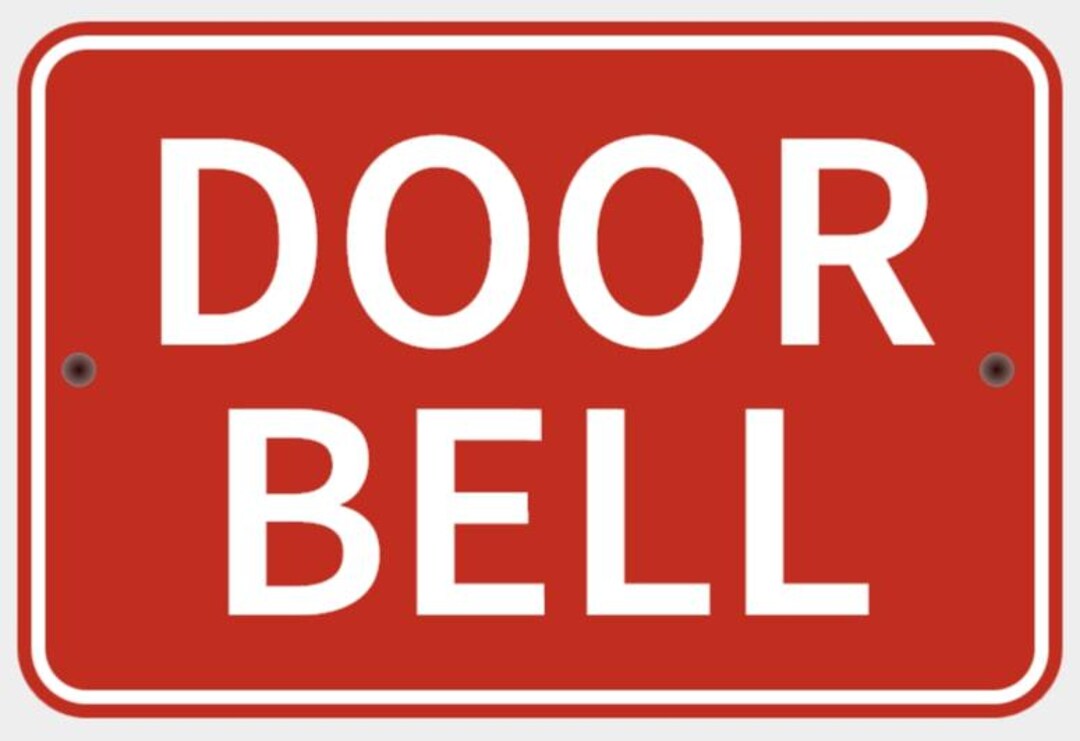 Door Bell Plaque Intercom Ring Buzzer Entry Weather Resistant in ...