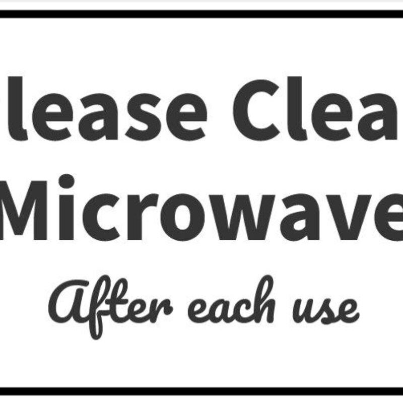 Clean After Use Sign - Etsy