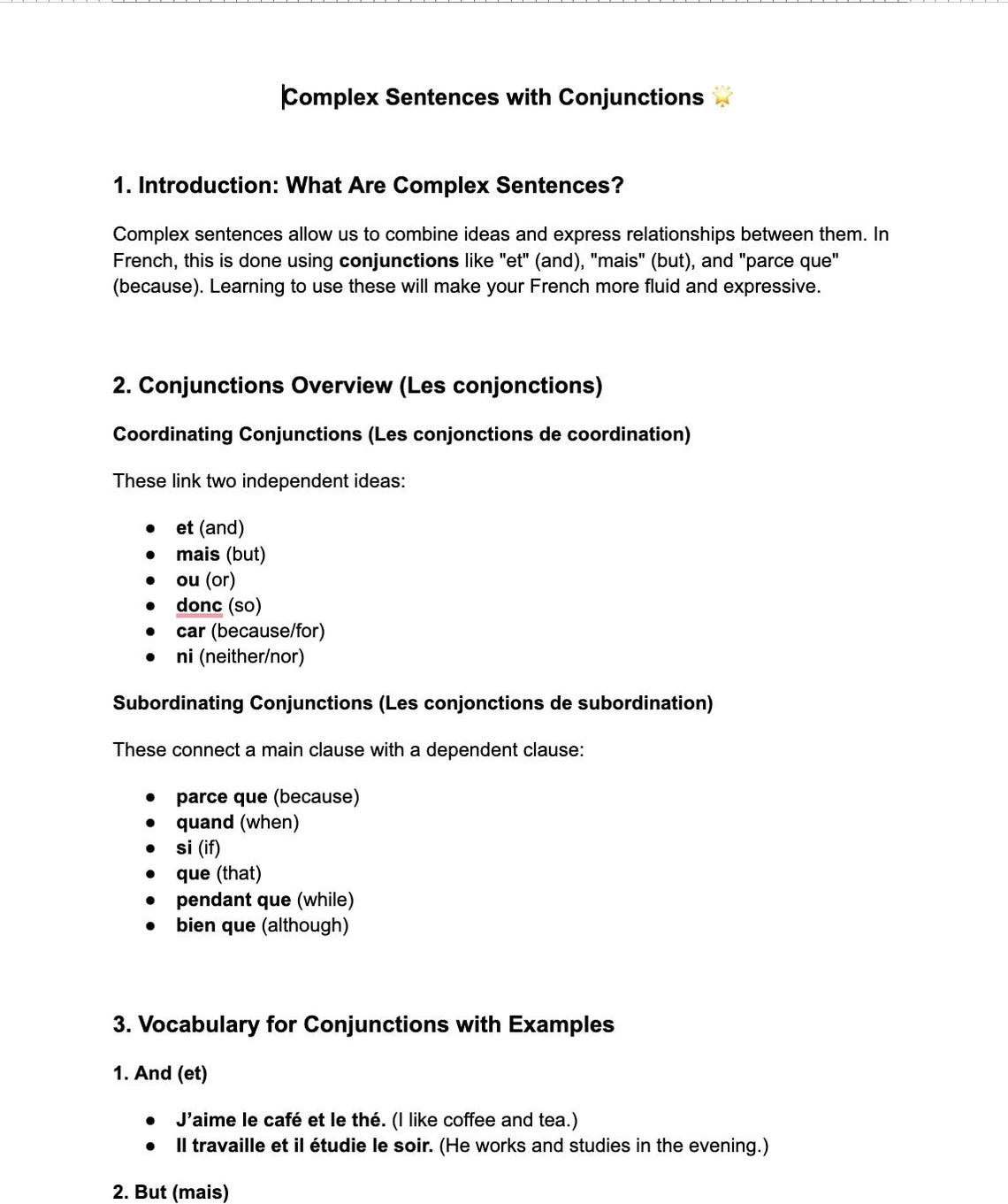 French Class A1-A2 Beginner Workbook | 245 Page Printable PDF | Learn ...