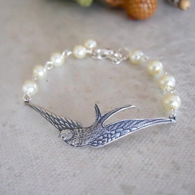 Bird Bracelet - Etsy