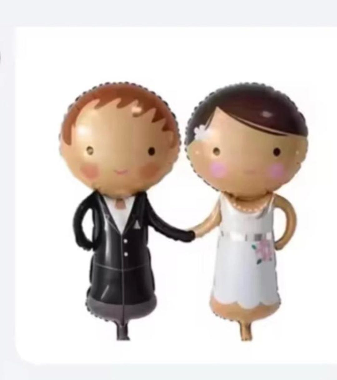 Bride and Groom Balloons 14 and 28 X 15 Inches - Etsy