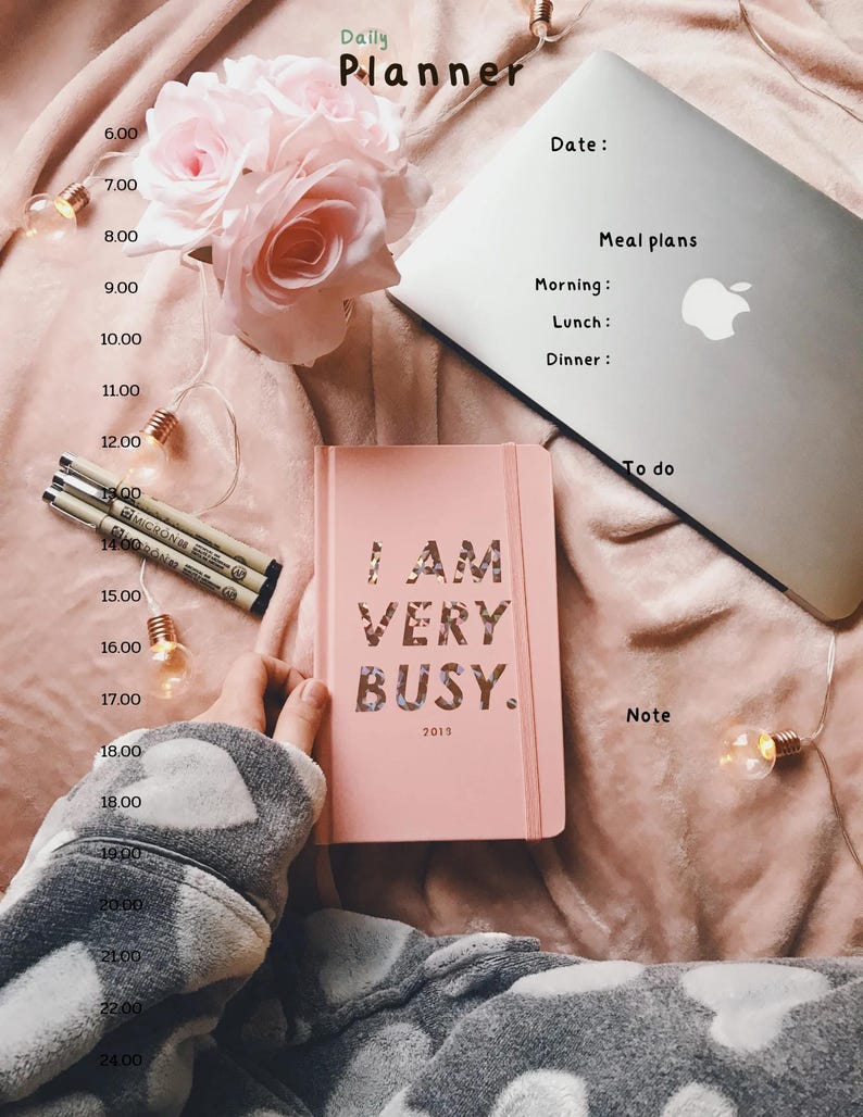 Daily Planner - Etsy