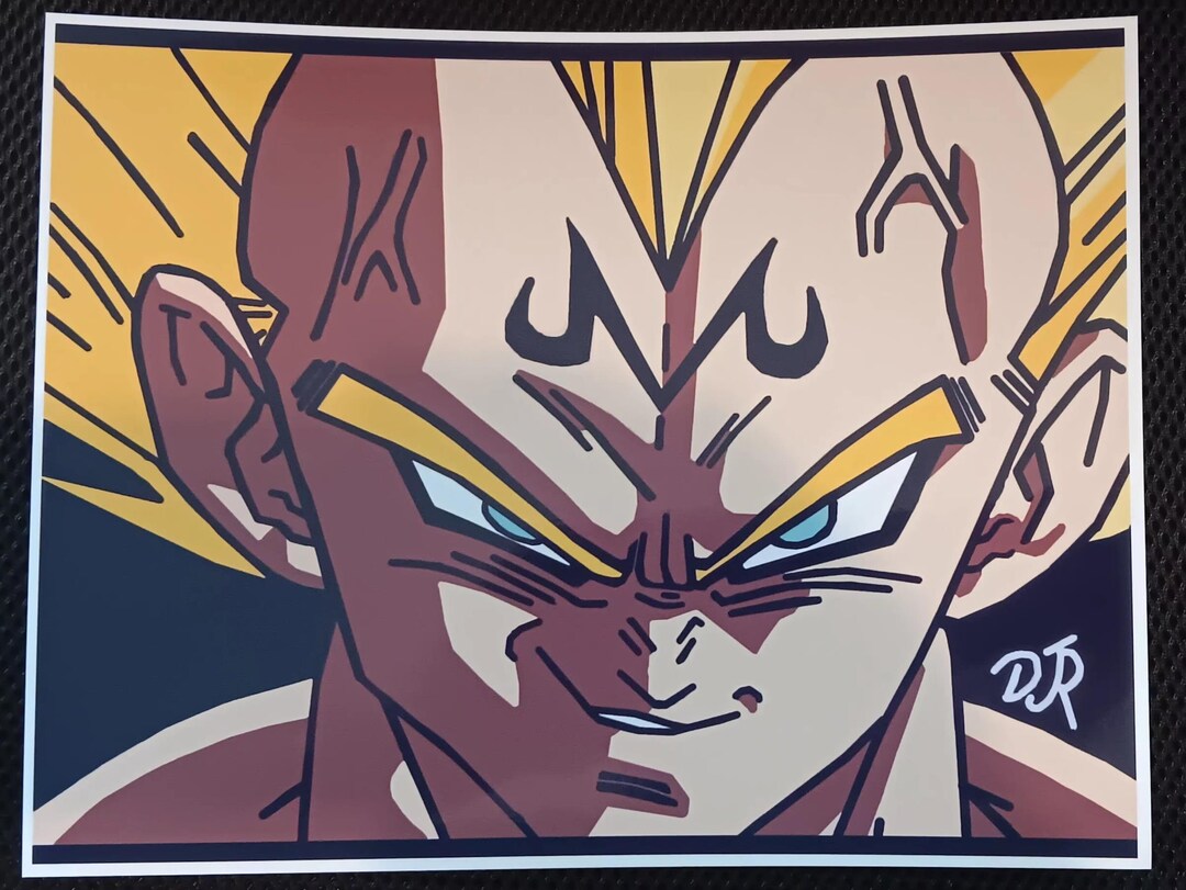 Majin Vegeta Smile - Etsy