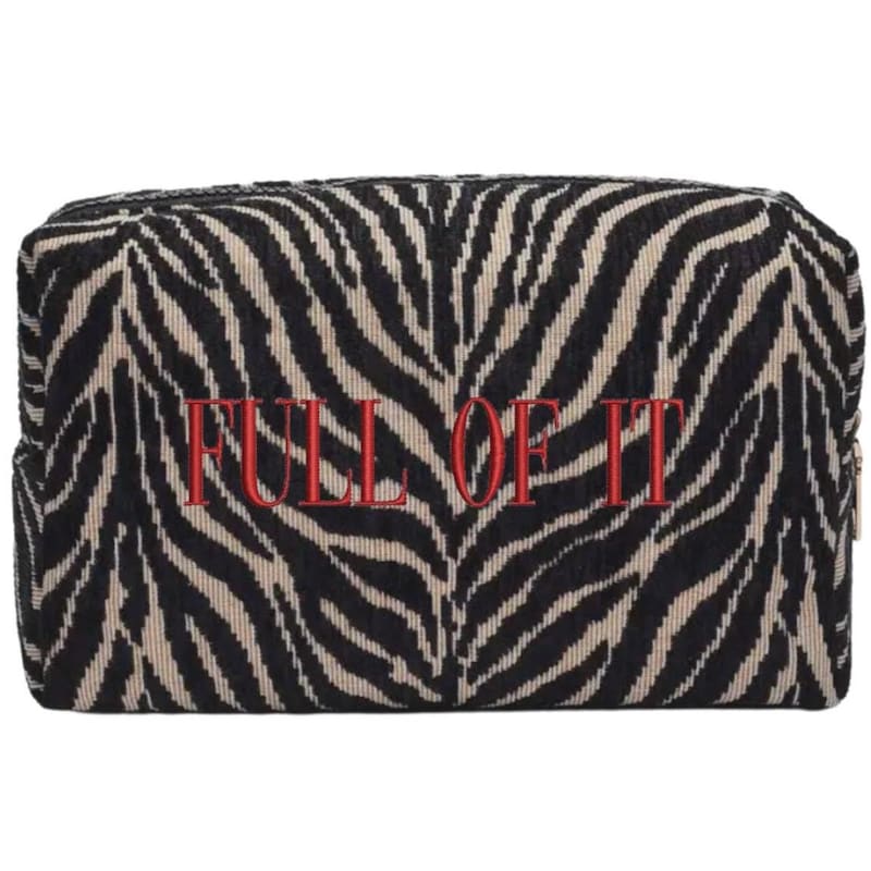 Zebra Custom Makeup Bag - Etsy