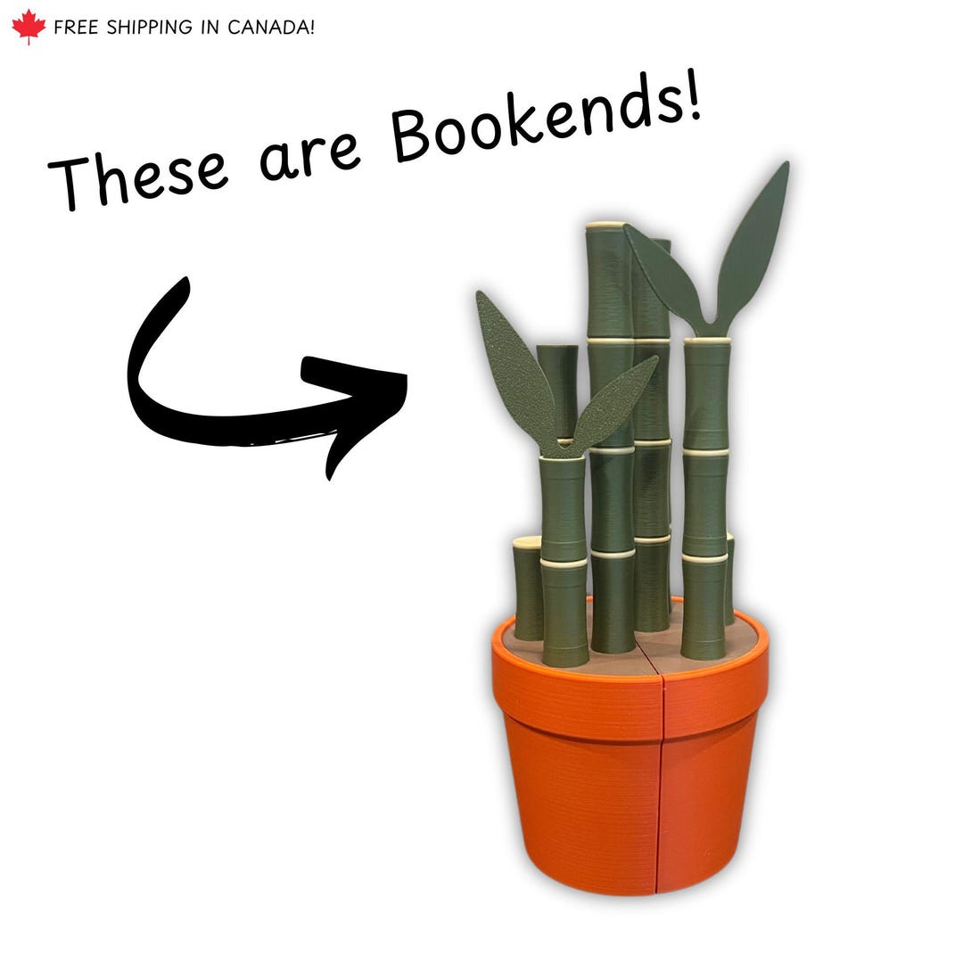 Modern Bamboo Bookends | Minimalist Design & Functional Leaf Bookmarks ...