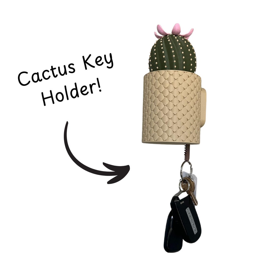 Cacti Keys | 3d-printed Magnetic Key Holder | Unique Home Accessory - Etsy