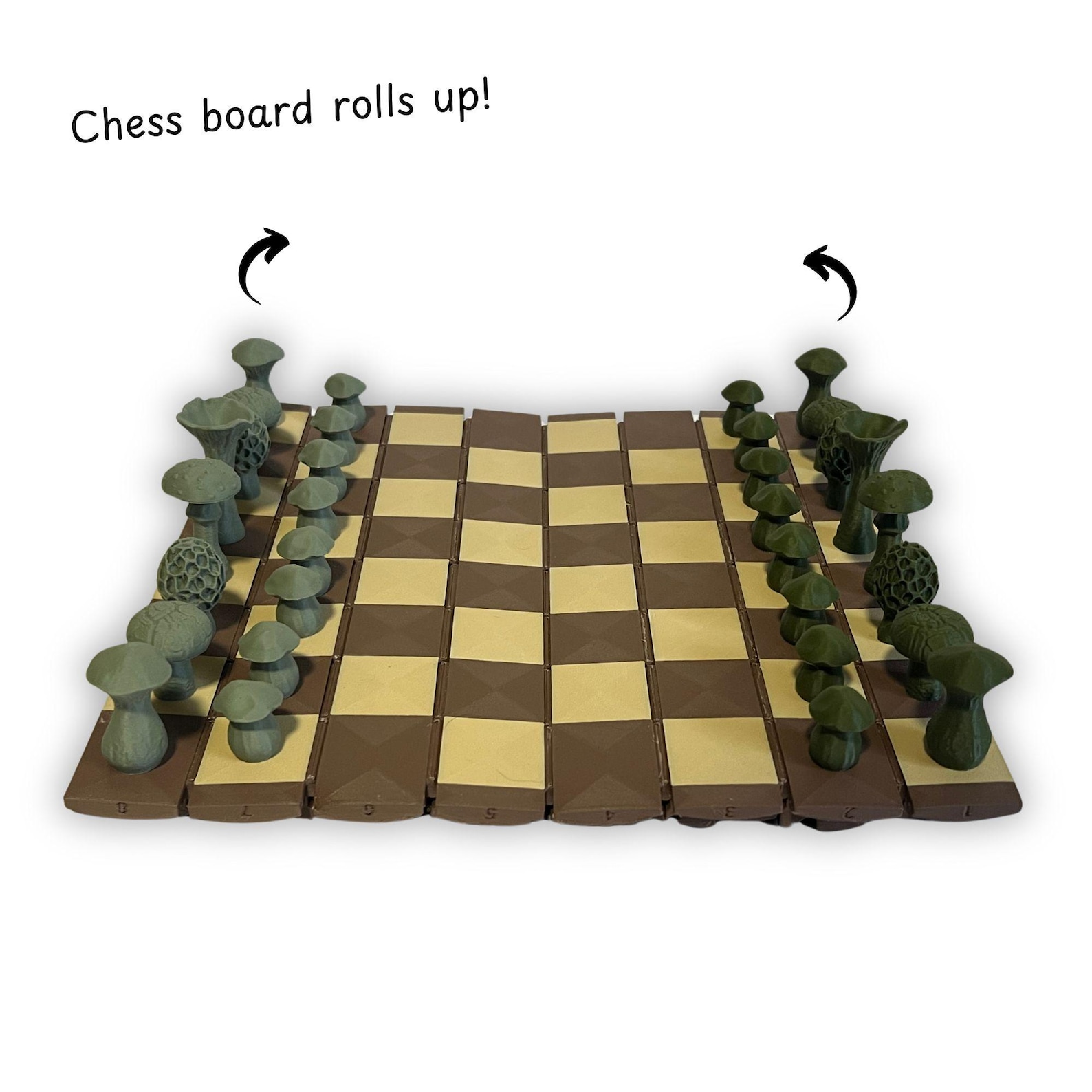 Forest Chess Set | Woodland Chess Board | Unique Nature-themed Chess ...