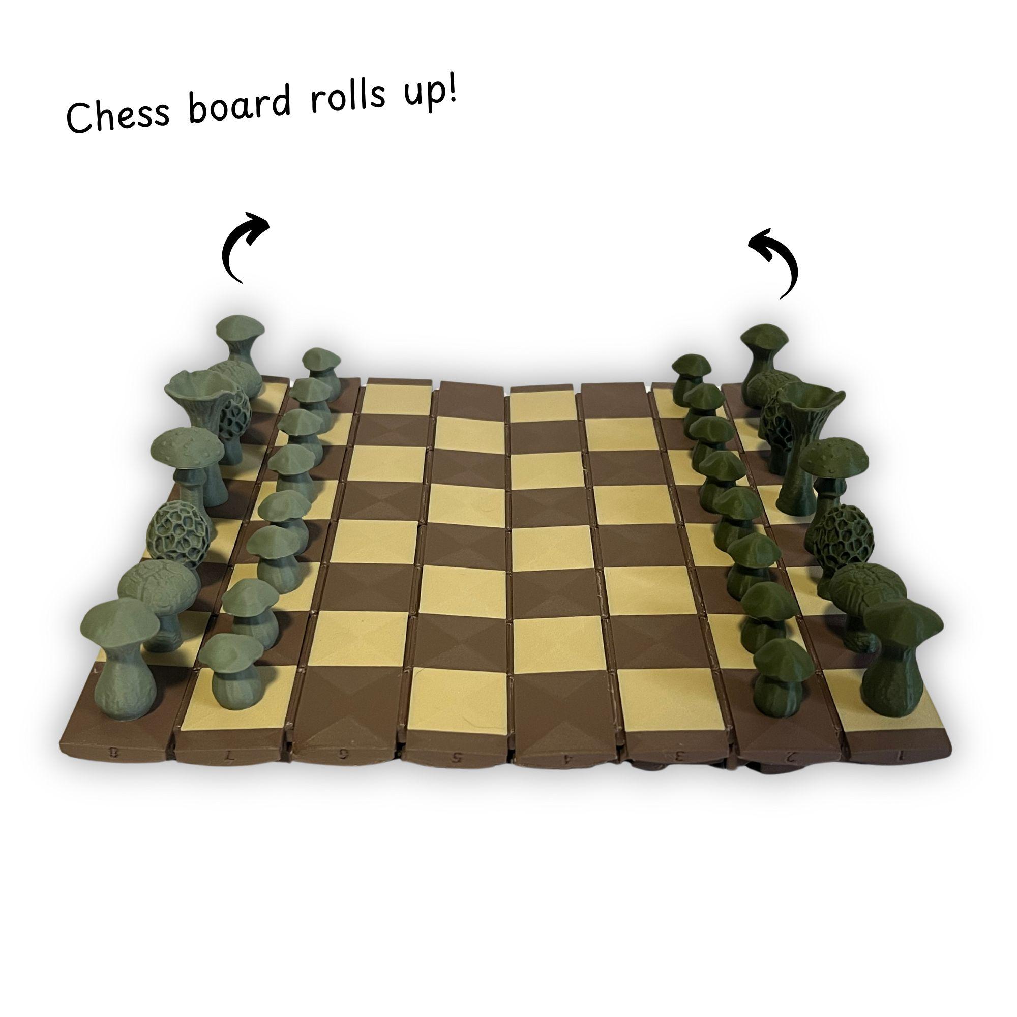 Forest Chess Set | Woodland Chess Board | Unique Nature-themed Chess ...