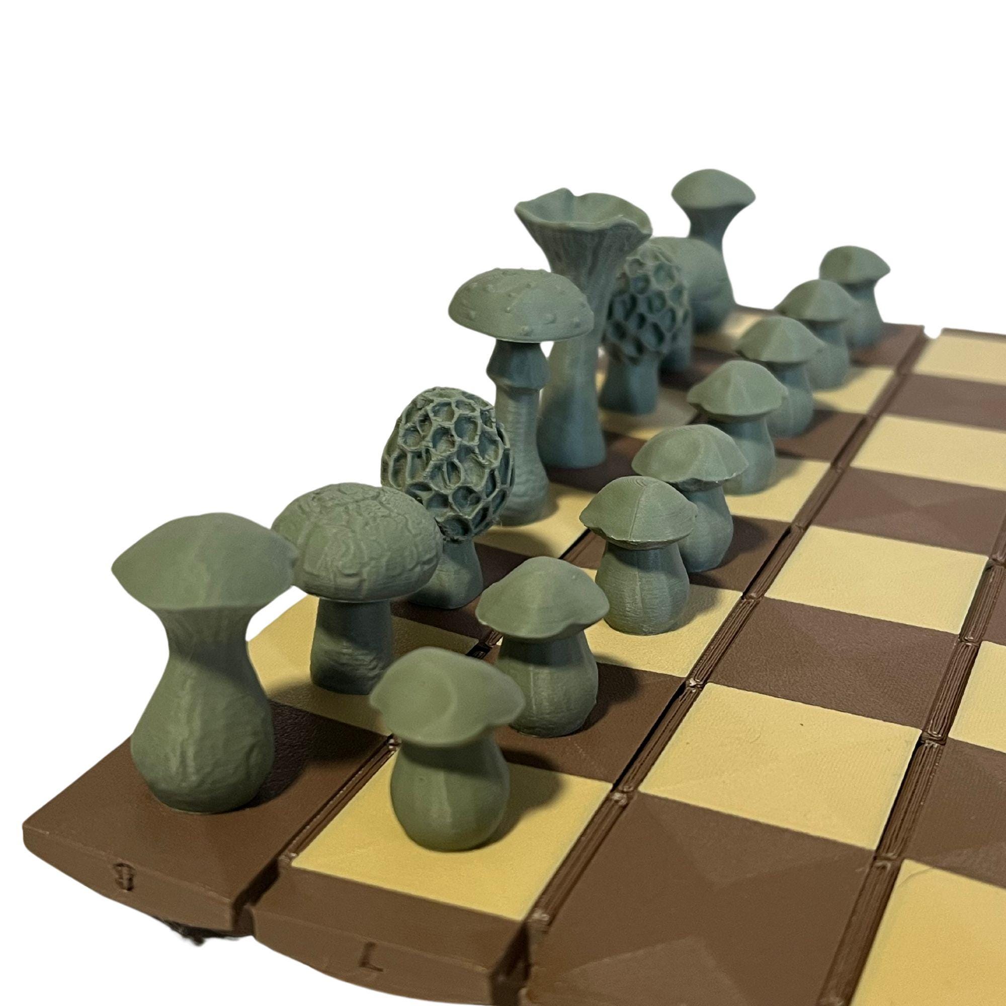 Forest Chess Set | Woodland Chess Board | Unique Nature-themed Chess ...