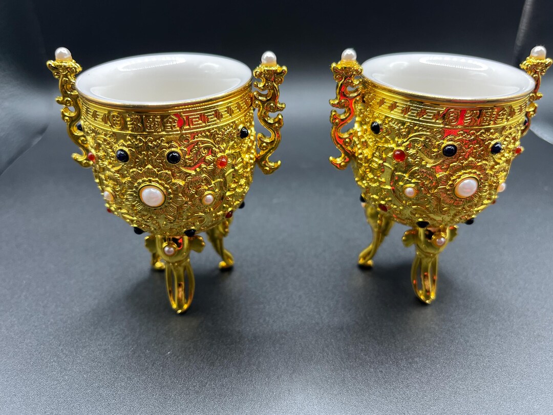 Chinese Jinou Yonggu Wine Cup Museum Rare Replica - Etsy
