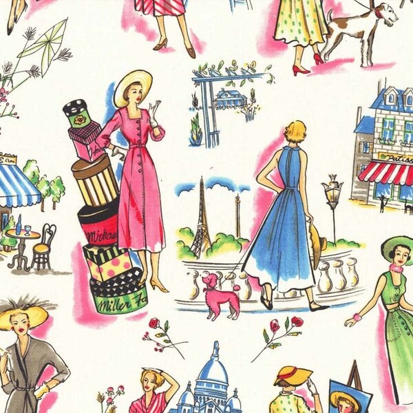 Paris Fabric - Etsy