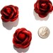 Red Satin Roses 6pc, Multi Purpose, Hair,clothes,home Decor - Etsy