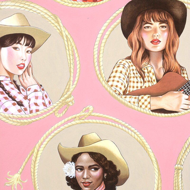 Country Girl Fabric - Etsy