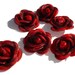 Red Satin Roses 6pc, Multi Purpose, Hair,clothes,home Decor - Etsy