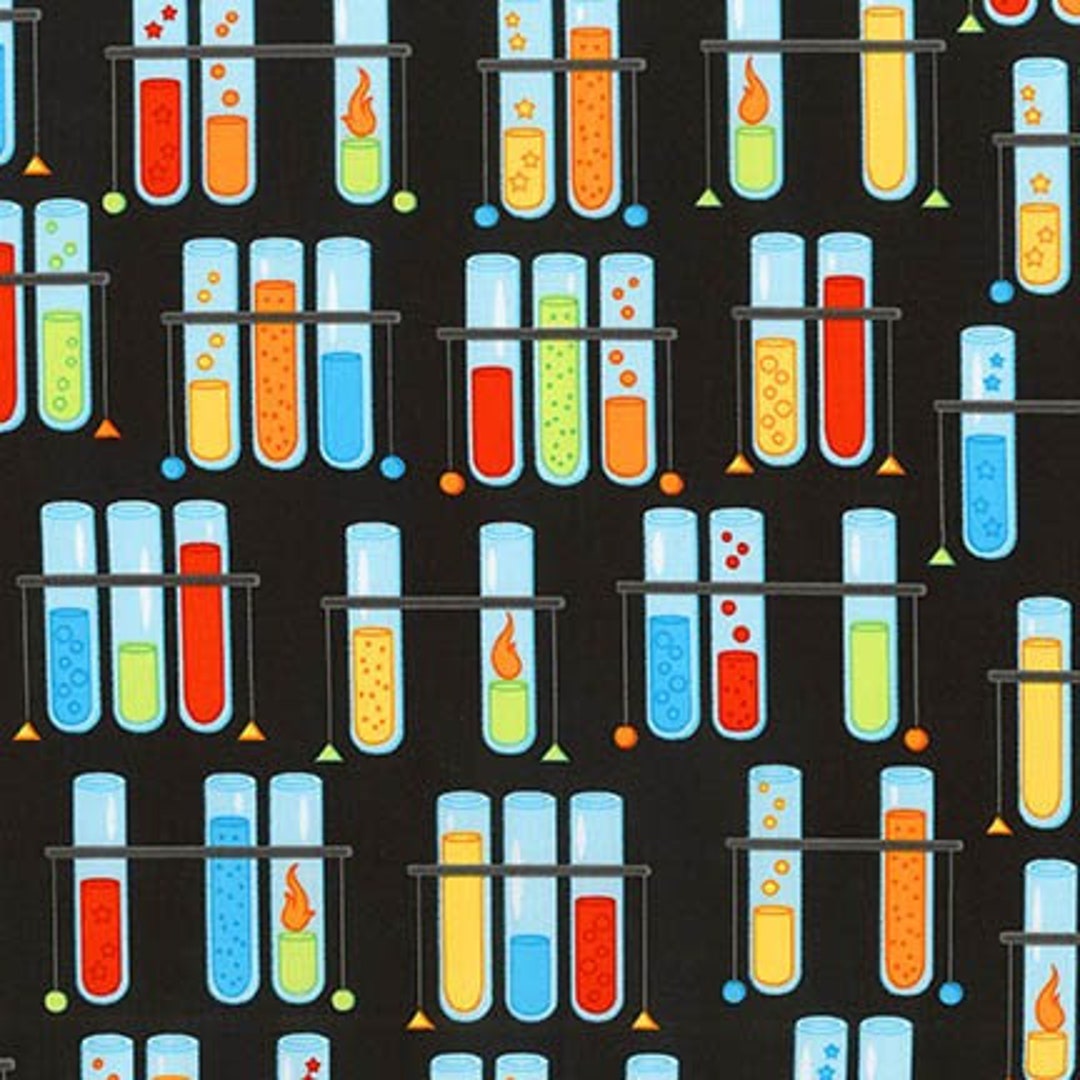 Science Fair School - Robert Kaufman - Cotton Fabric - Etsy