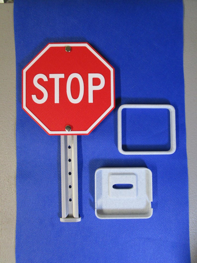 Mini STOP Sign Desk Organizer & Candy Tray – Industrial-strength ...