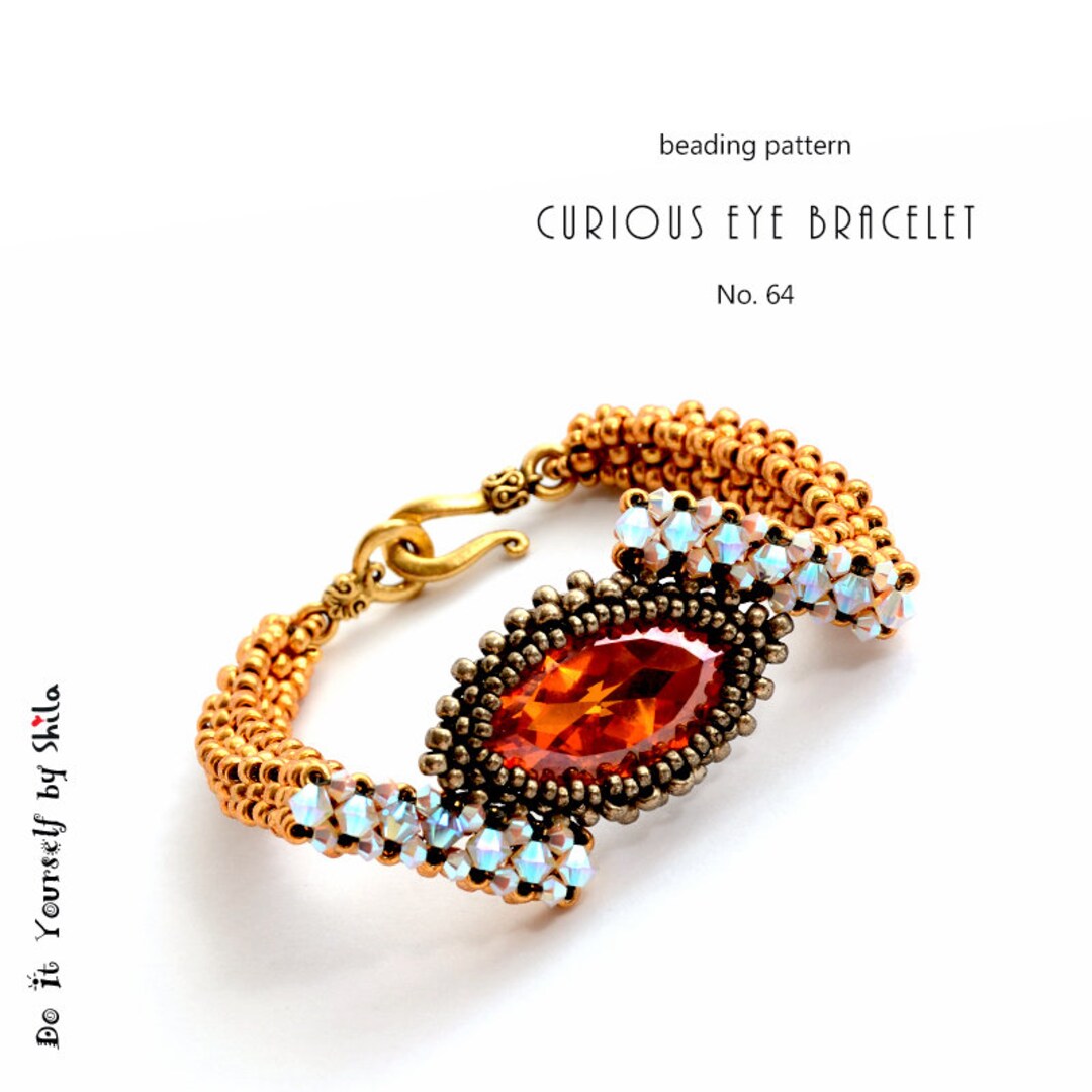 Beading Pattern Tutorial Step by Step INSTANT Download PDF Curious Eye ...