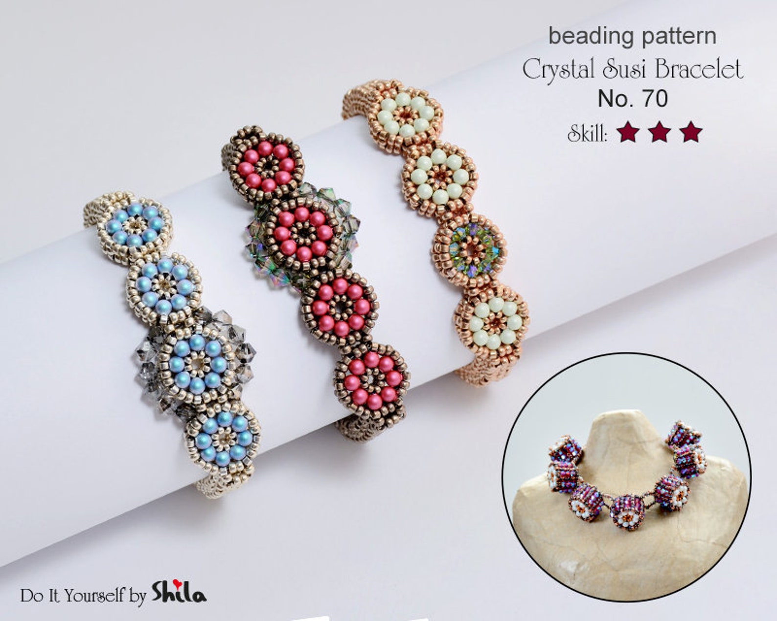 Beading Pattern Tutorial Step by Step INSTANT Download PDF - Etsy