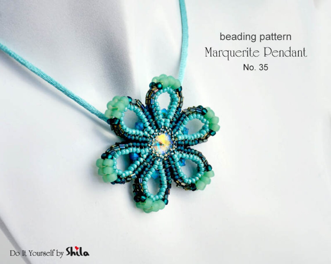 Beading Pattern Tutorial Step by Step INSTANT Download PDF | Etsy